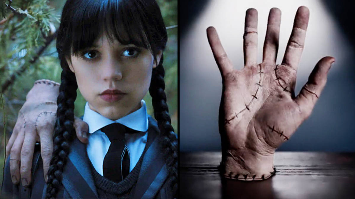 Je Věc v seriálu Wednesday skutečná ruka, nebo CGI? Nové video ukazuje ...